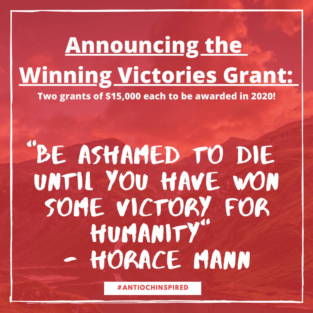 Announcing the Winning Victories Grant! - Antioch College